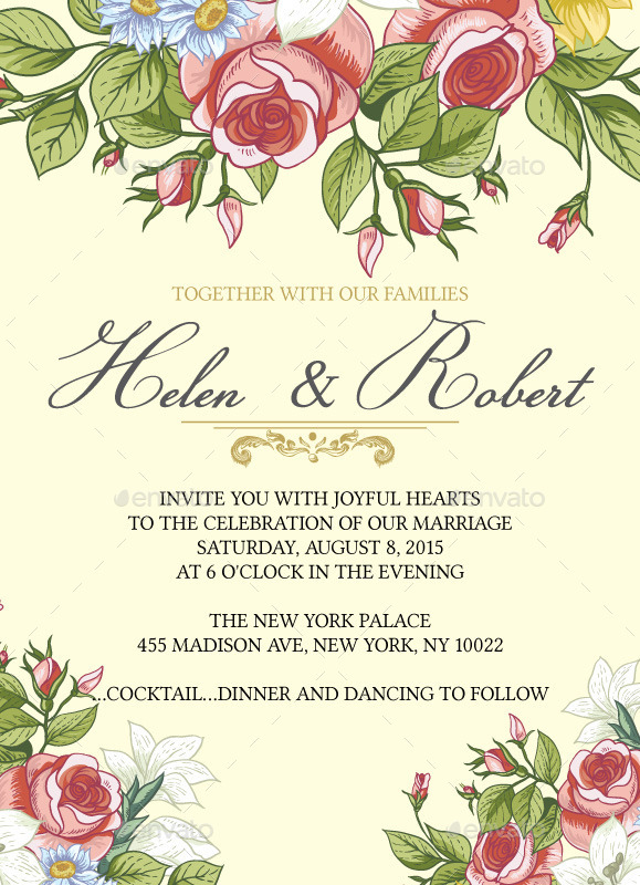 Wedding, Print Templates | GraphicRiver