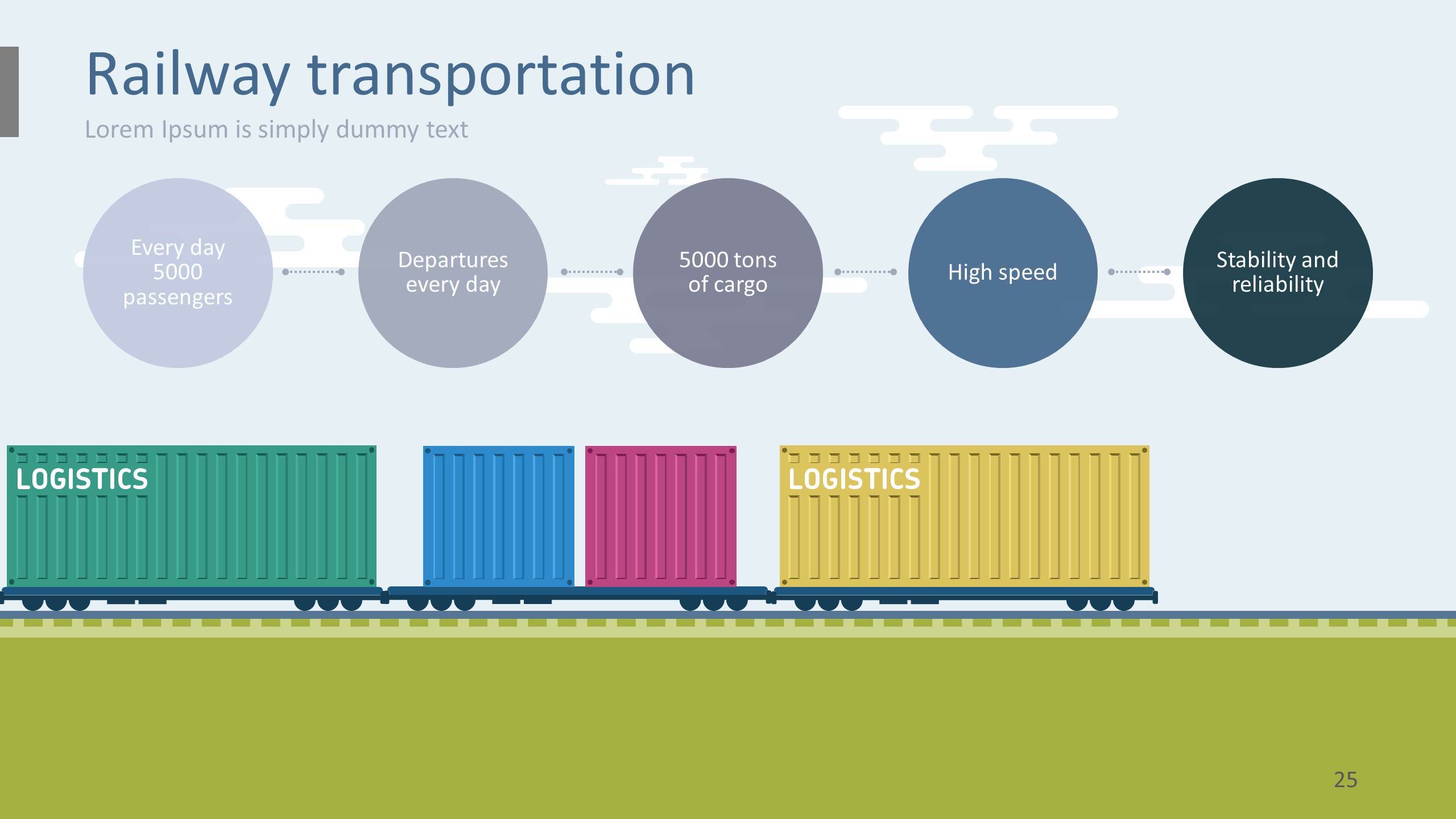 Cargo delivery Presentation, Presentation Templates | GraphicRiver