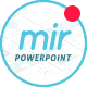 Mir - Minimalistic and Fresh Powerpoint Template, Presentation Templates
