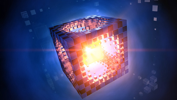 Hypercube In Space, Motion Graphics | VideoHive