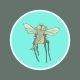 Illustration Monster Fly With Long Legs, Wings, Vectors | GraphicRiver