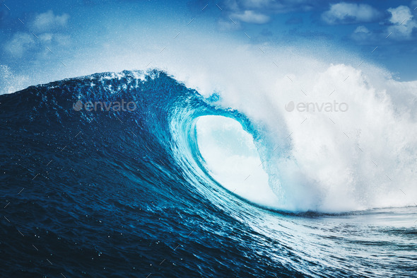 Blue Ocean Wave Stock Photo by EpicStockMedia | PhotoDune