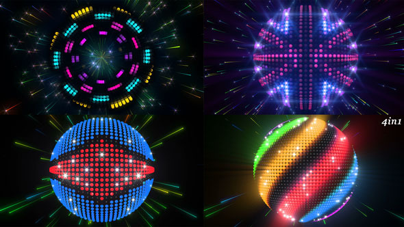 Disco Led (4-Pack), Motion Graphics | VideoHive