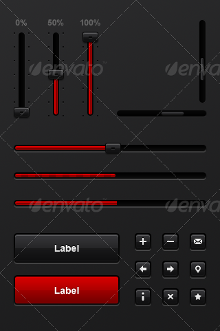 Complete Mobile Interface, Web Elements | GraphicRiver
