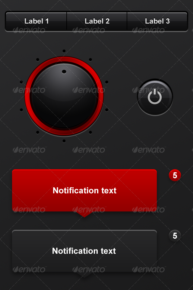 Complete Mobile Interface, Web Elements | GraphicRiver