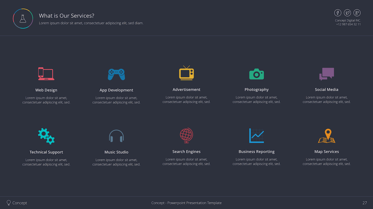 Concept Powerpoint Template, Presentation Templates | GraphicRiver