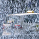 Waterfall and the City Traffic and People 5, Stock Footage | VideoHive