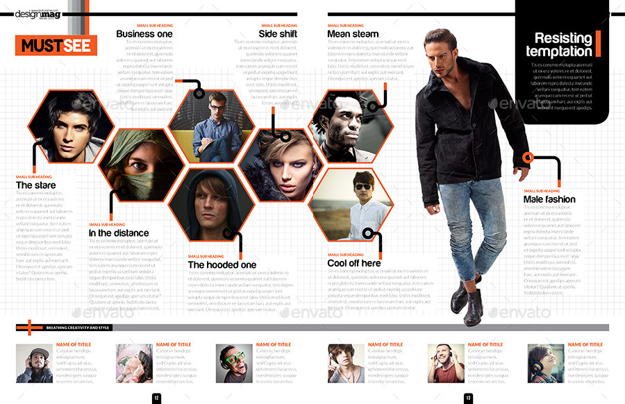 Magazine Template Bundle - InDesign Layout V3, Print Templates ...
