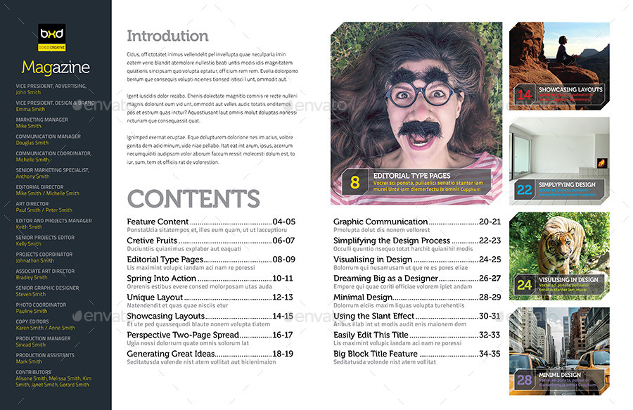 Magazine Template Bundle - InDesign Layout V3, Print Templates ...