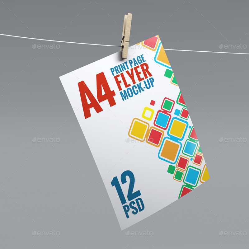 A4 Corporate Flyer Mock-Up, Graphics | GraphicRiver
