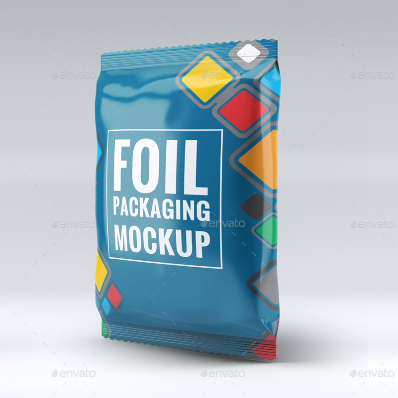 Foil Packaging Mock-Up, Graphics | GraphicRiver