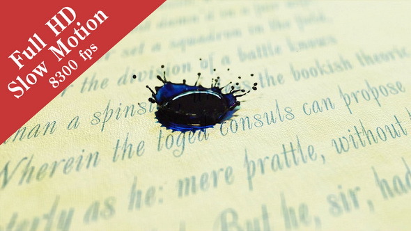 Ink Dripping on the Text, Stock Footage | VideoHive