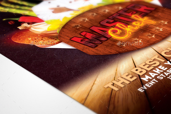 Master Chef Flyer Template, Print Templates | GraphicRiver