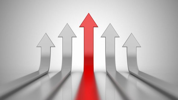 Five Arrows Moving Up, Motion Graphics | VideoHive