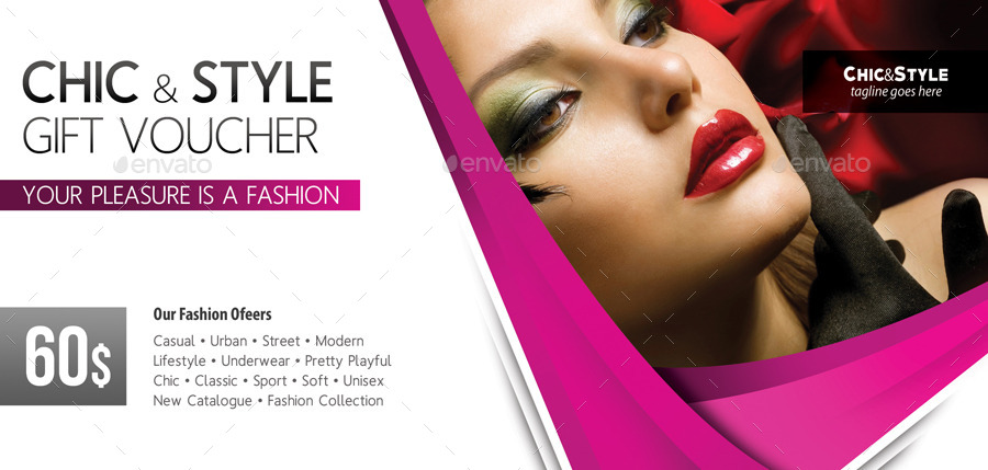 3 in 1 Flexible Multiuse Gift Voucher Bundle, Print Templates ...