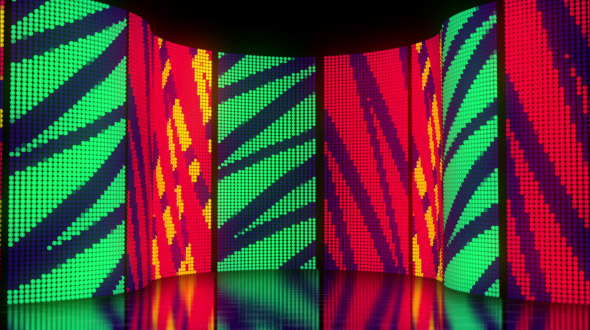 LED Lights Wall 30, Motion Graphics | VideoHive