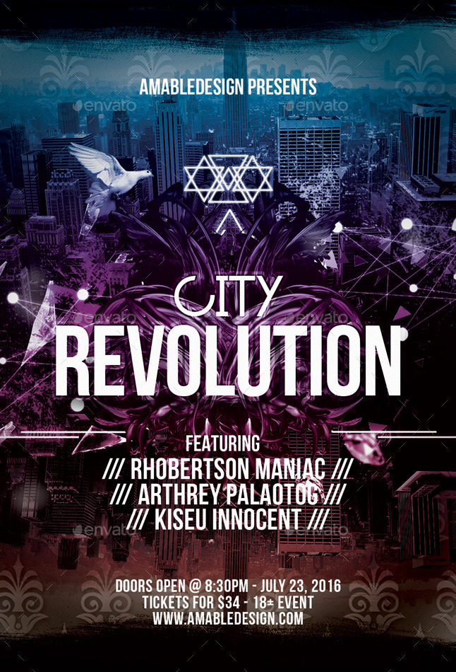 3 in 1 Modern City Flyer Bundle, Print Templates | GraphicRiver