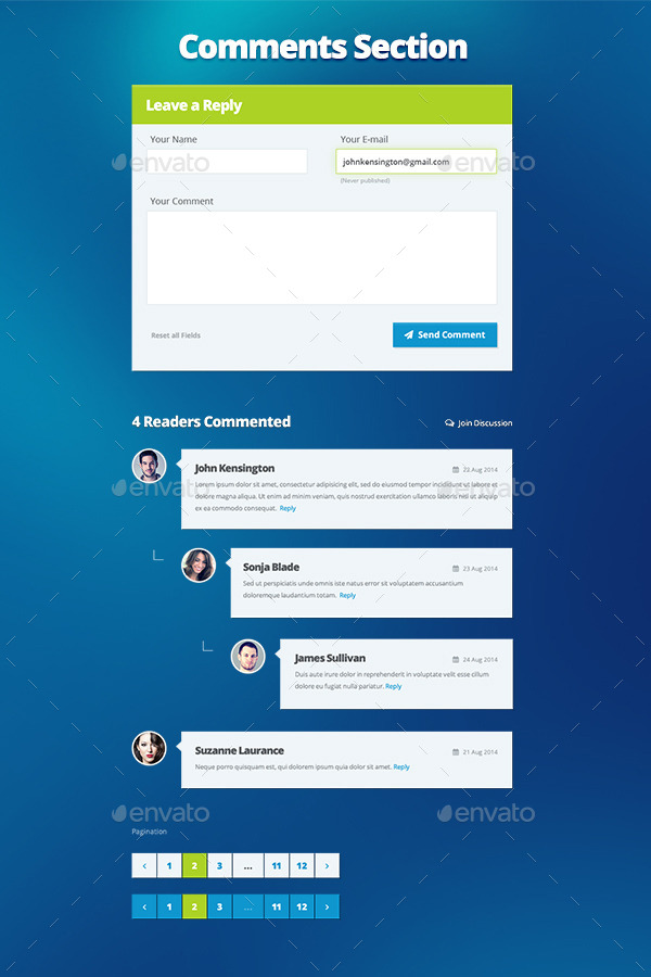Paradise Hotel Bundle: UI Kit, Emails, Banners, Web Elements | GraphicRiver
