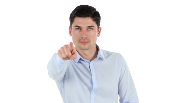 Businessman Pointing Toward Camera, Stock Footage | VideoHive