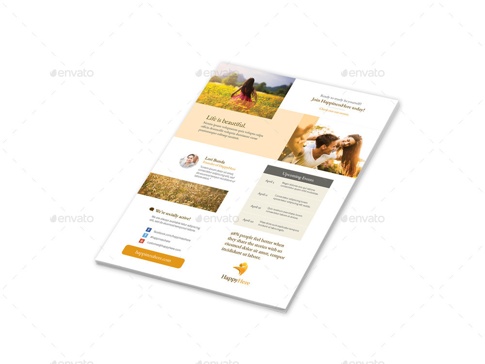 Health Care Flyers – 4 Options, Print Templates | GraphicRiver