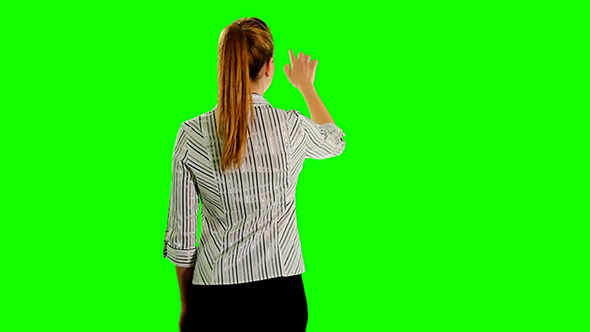 Greenscreen Lady 05, Stock Footage | VideoHive