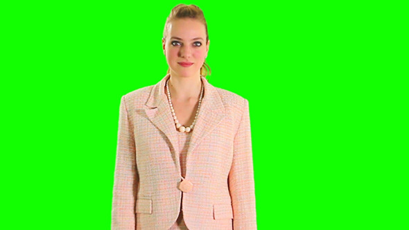 Greenscreen Lady 04, Stock Footage | VideoHive