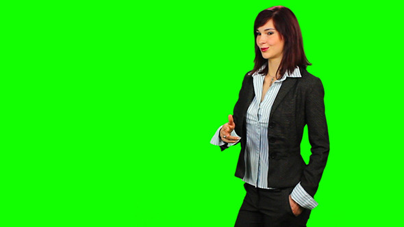 Greenscreen Lady 08, Stock Footage | VideoHive