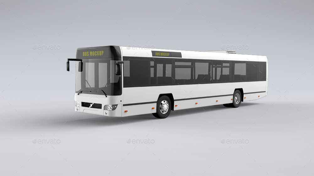 Bus Mock-up, Graphics | GraphicRiver