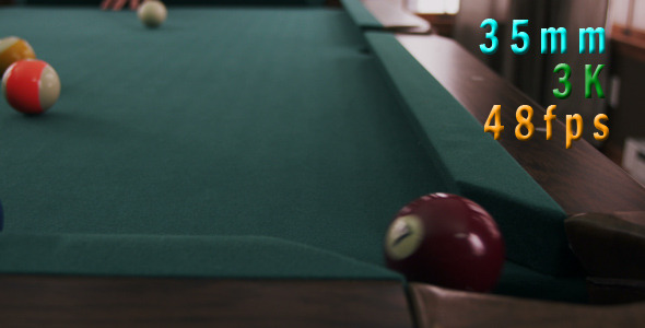 Billiards Game In Action 13 , Stock Footage | VideoHive