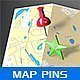 3D Animated Map Pins, Motion Graphics | VideoHive