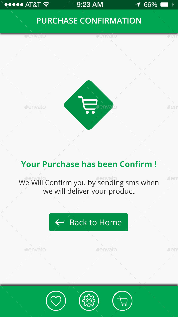 Shop & Social iOS App UI Kit, Web Elements | GraphicRiver