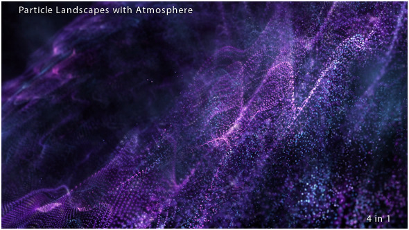 Particles Atmosphere Purple by Phantomatic | VideoHive