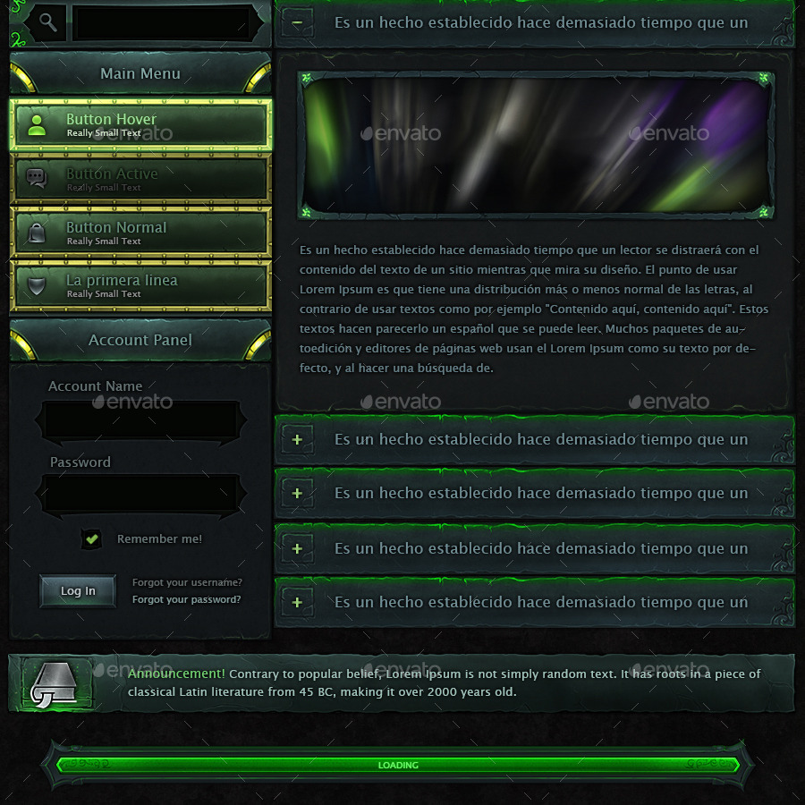 Twinblade UI Kit, Web Elements | GraphicRiver