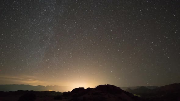 atlas mountains stars starlapse night sky astronomy, Stock Footage