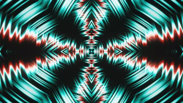 Pulse Zigzag Abstract Flashing Led Neon Blue and Red Vj Loop Animation ...