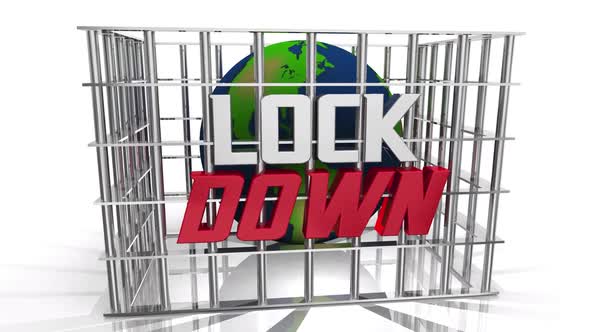 World Under Lockdown Planet Earth Jail Cell Security Safety ...