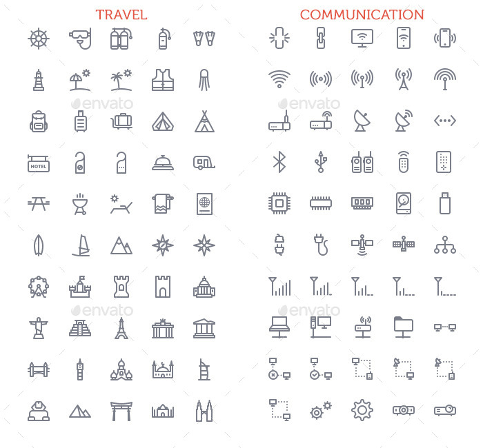 1700 Simple Line Icons, Icons | GraphicRiver