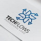 Tech Flows Logo Template, Logo Templates | GraphicRiver