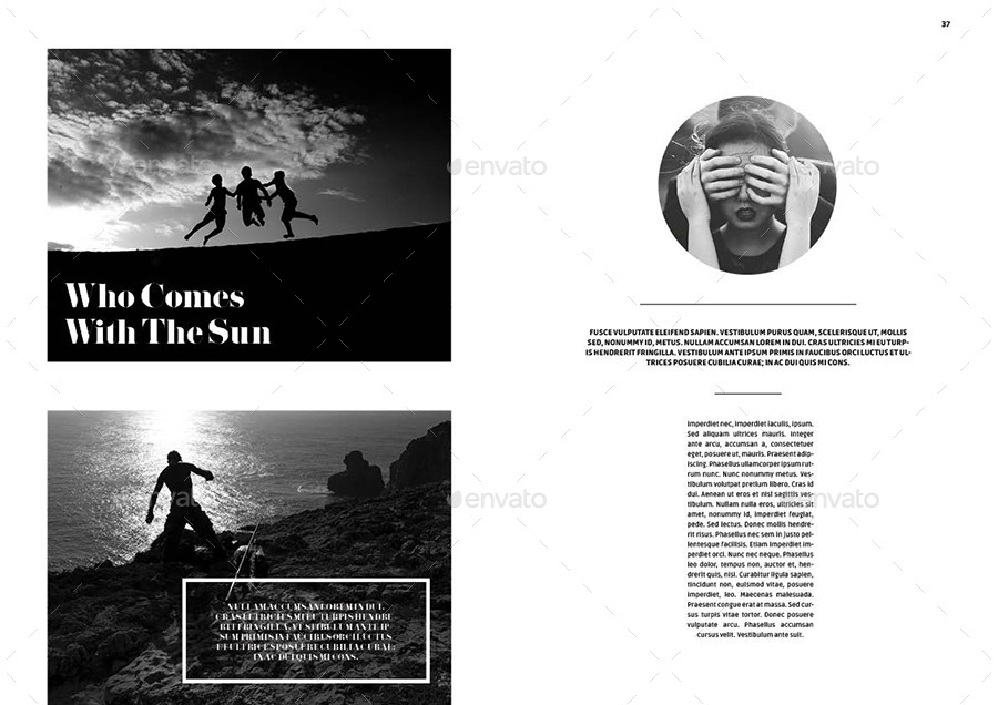 40 Pages Minimal Magazine, Print Templates | GraphicRiver