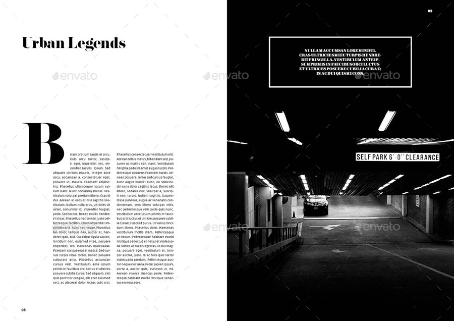 40 Pages Minimal Magazine, Print Templates | GraphicRiver