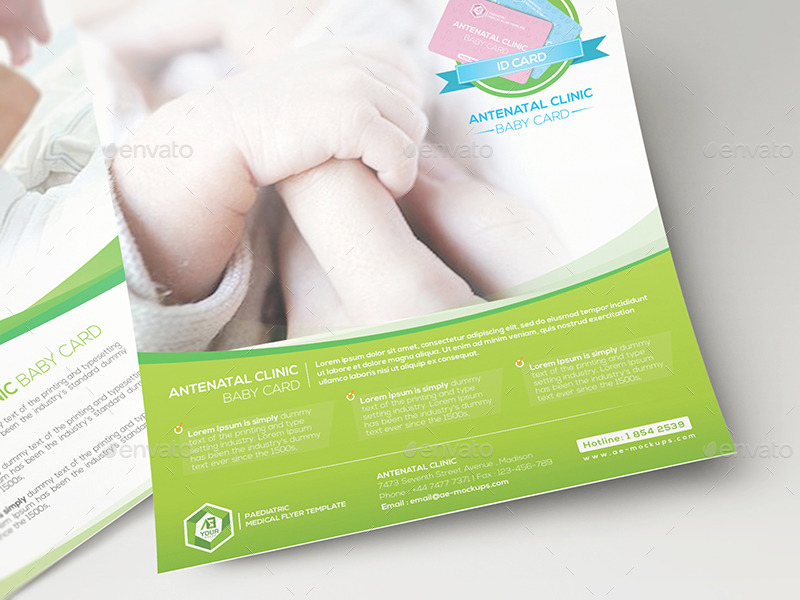 Paediatrics-Medical Flyer Template 01, Print Templates | GraphicRiver