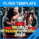 World Championship Flyer, Print Templates | GraphicRiver