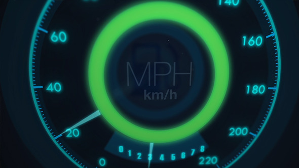 Neon Speedometer, Motion Graphics | VideoHive