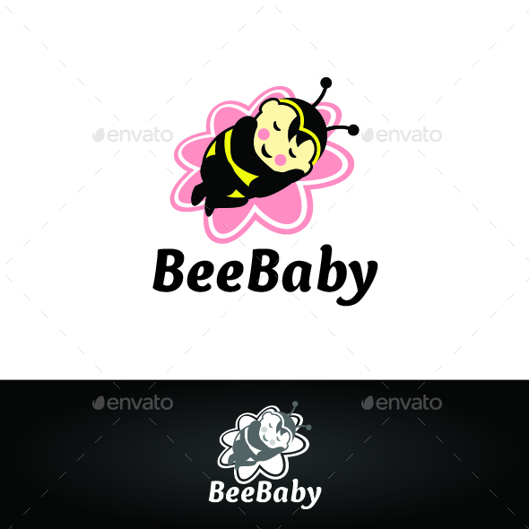 Shoft Sleep Bee Baby logo, Logo Templates | GraphicRiver