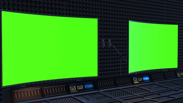 Recording Studio Mixer With A Green Screen 03, Motion Graphics | VideoHive
