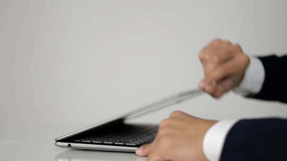 Opening Laptop, Stock Footage | VideoHive