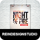 Night of Fire Church Flyer, Print Templates | GraphicRiver
