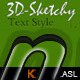 3D Sketchy Text Styles, Add-ons | GraphicRiver
