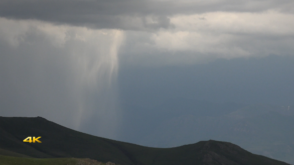 Precipitation Falling from the Storm Clouds, Stock Footage | VideoHive