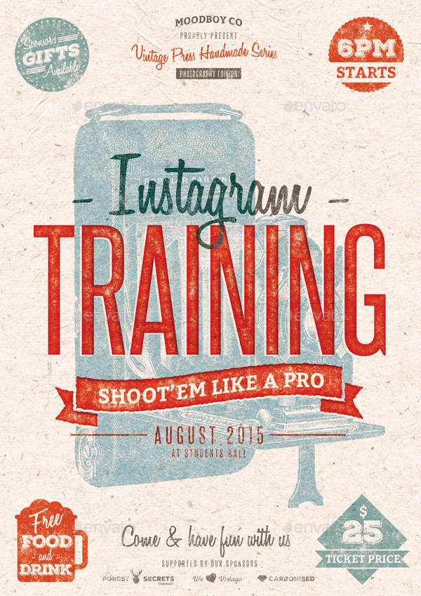 Instagram Photography Event Flyer/Poster, Print Templates | GraphicRiver